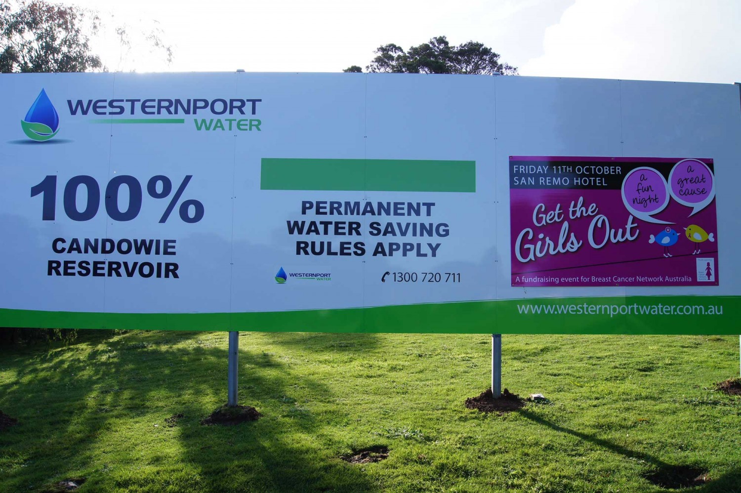 billboard - Westernport Water