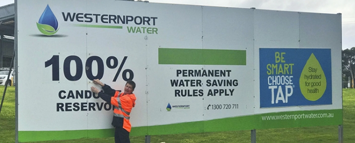 Candowie Reservoir overflows - Westernport Water