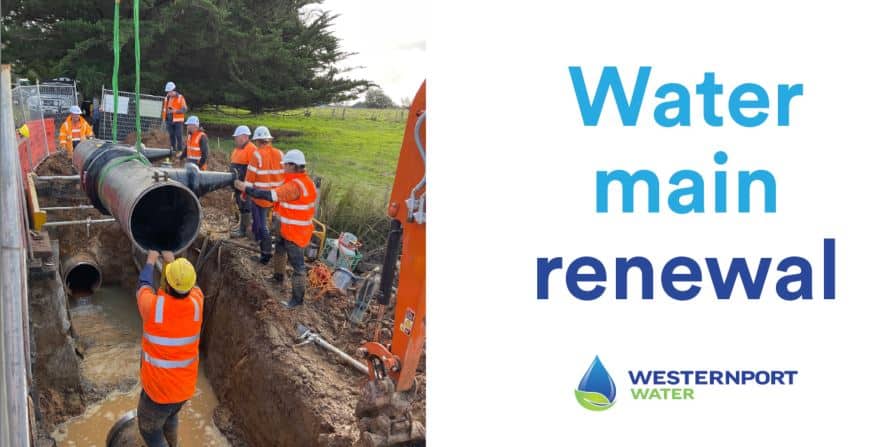 Valve replacement works begin on water main - Westernport Water