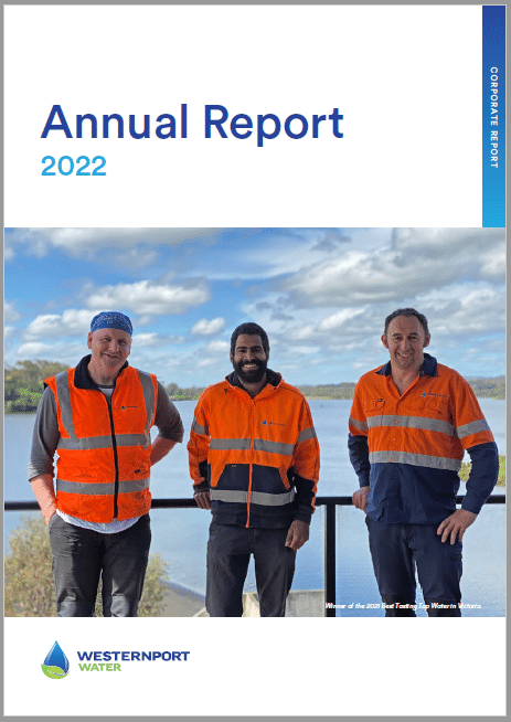 cover Annual Report 2022 - Westernport Water